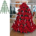 Creative Display Center | Potted Plant Tree Racks - Silk Poinsettias ...